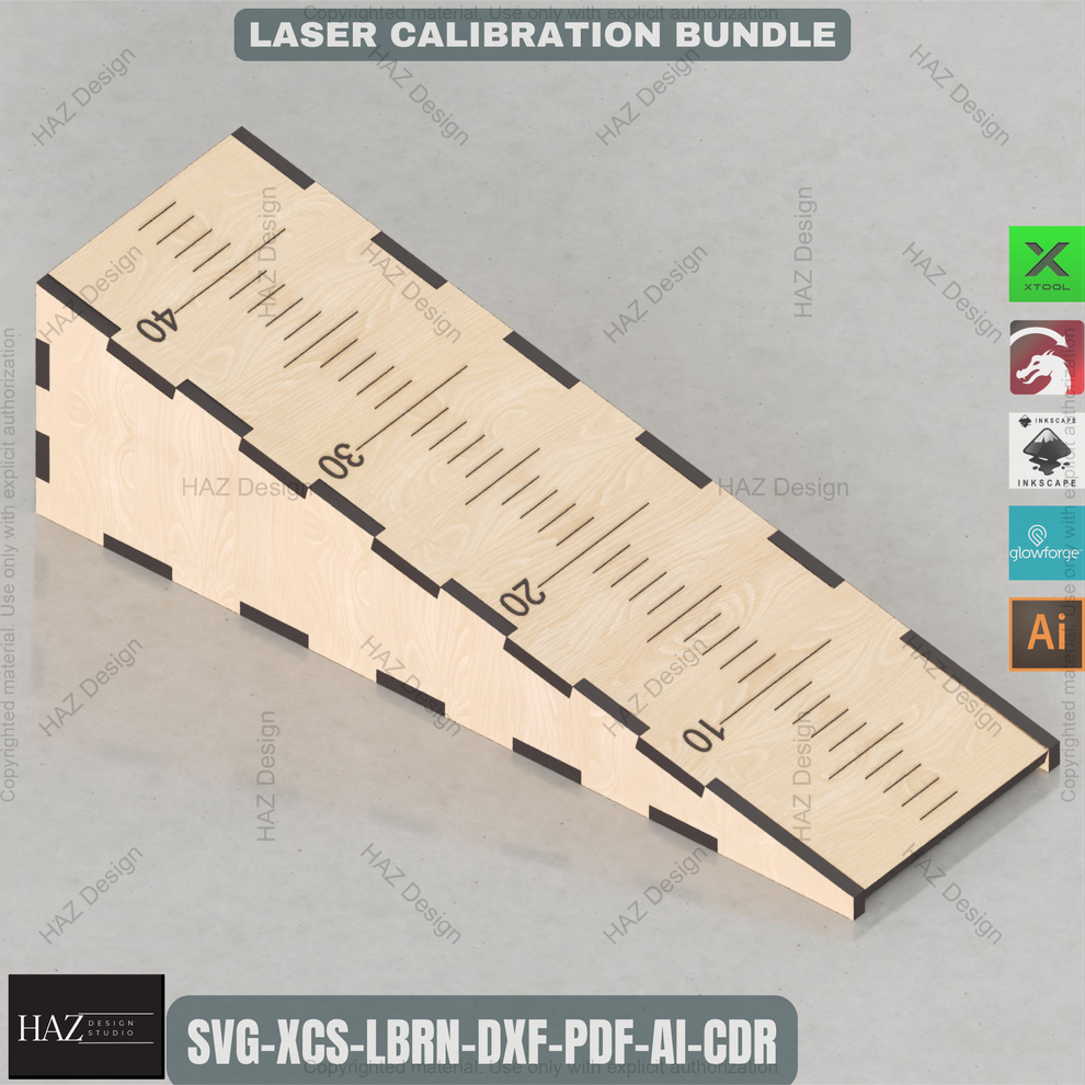 Ultimate Laser Calibration Bundle: Precision Test Tools for Cut & Engr ...