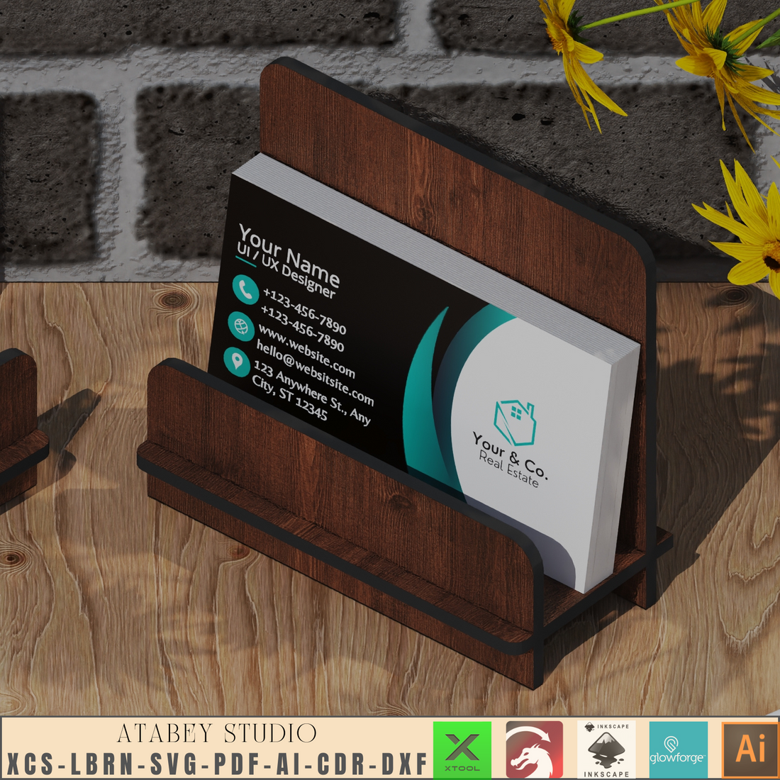 Easy Assembly Business Card Holder – atacandesignstore