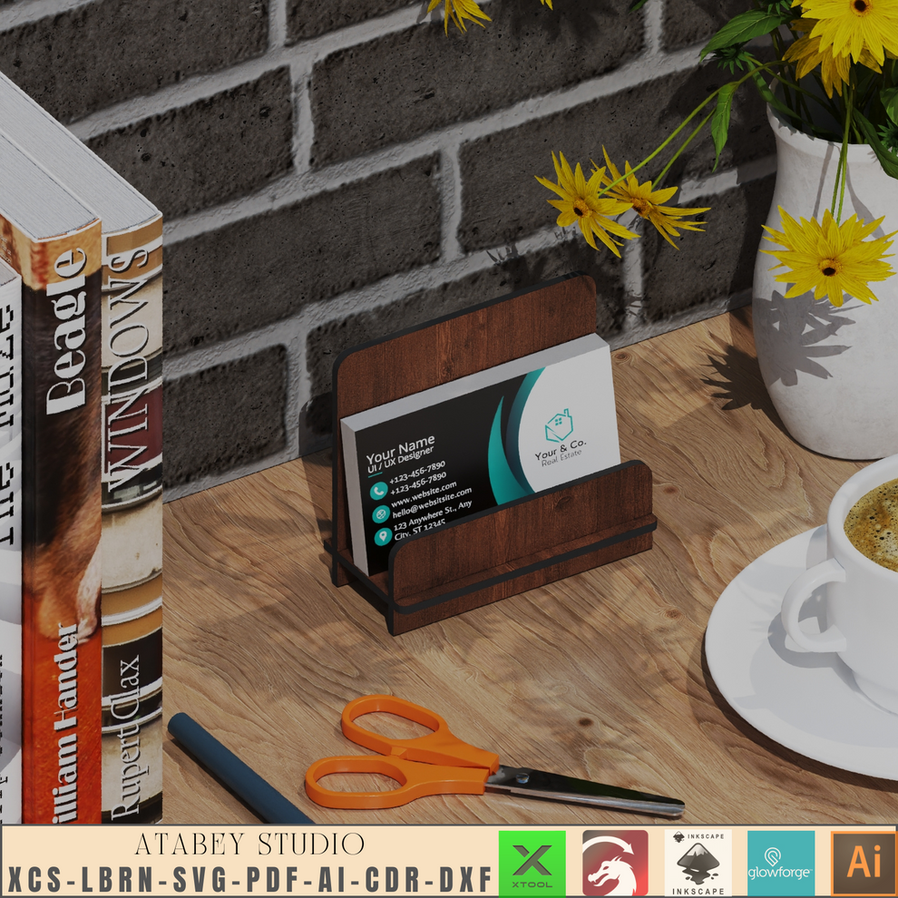 Easy Assembly Business Card Holder – atacandesignstore