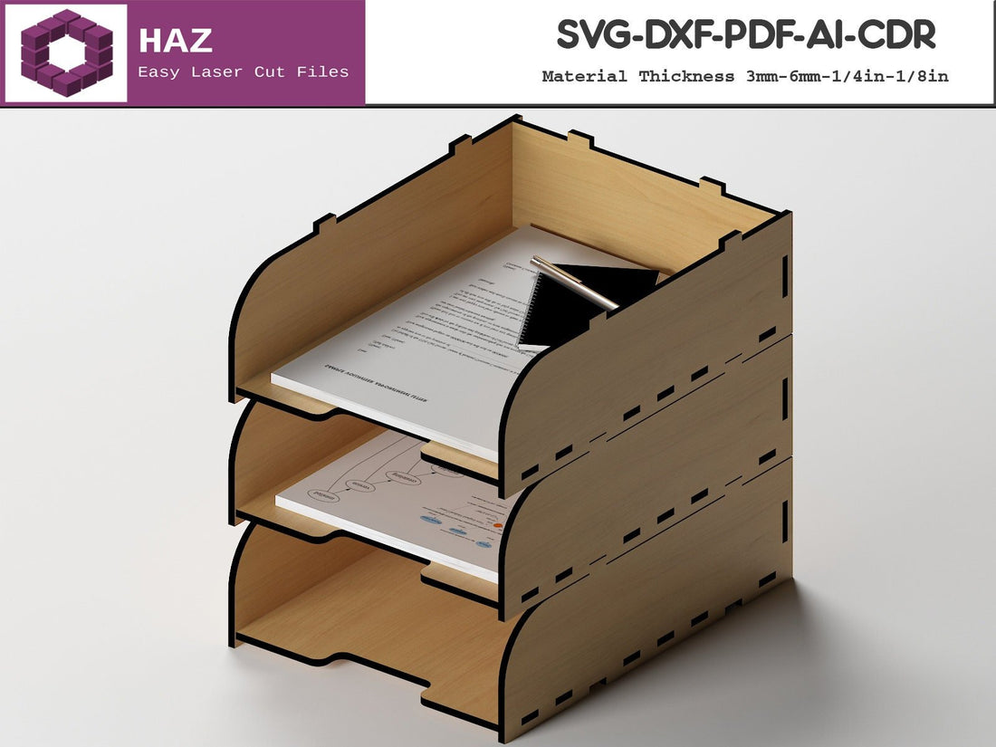 Stackable Paper Holder / Office Document Organizer Tray – atacandesignstore