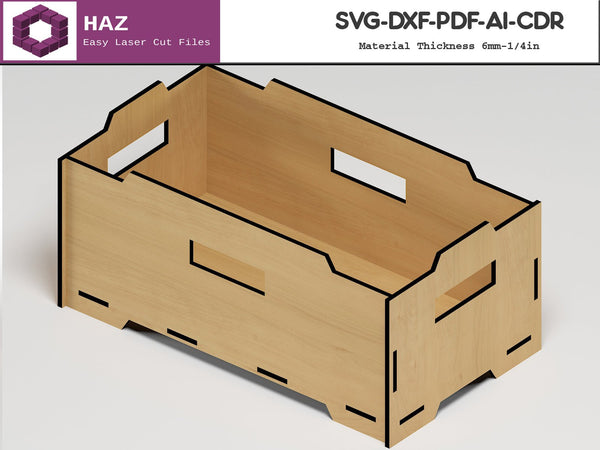 Stacking Box Set Laser Cut Storage Box SVG DXF CDR Ai files ...
