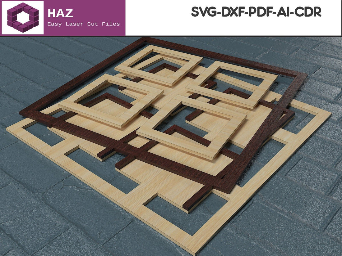 3x3 Collage Wood Frame / Small Multiple Picture Frame – atacandesignstore