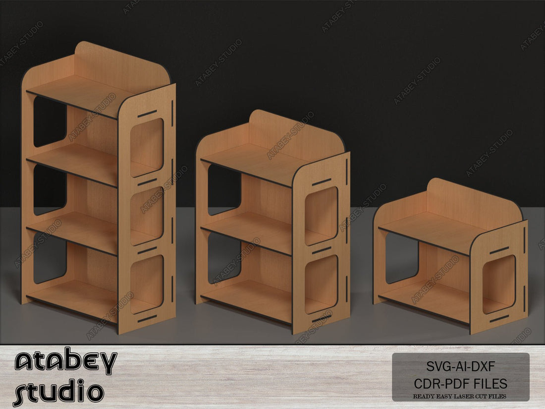 3 Size Wooden Stands - Craft fair display - Wood Retail Stand ...