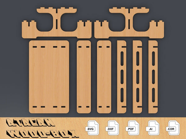 Backyard seating Set Laser cut Plan - Picnic Table Glowfoge File - Las ...