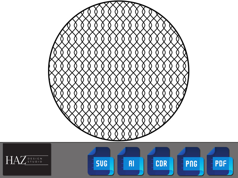 Decorative Round Pattern Bundle / Geometric Circle Patterns Svg / Seam ...