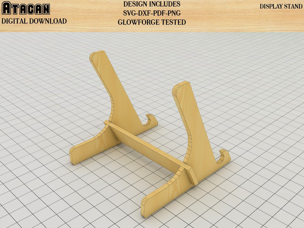Dish Frame Plate Holder / Easel SVG files / Plate display stand Plywoo ...