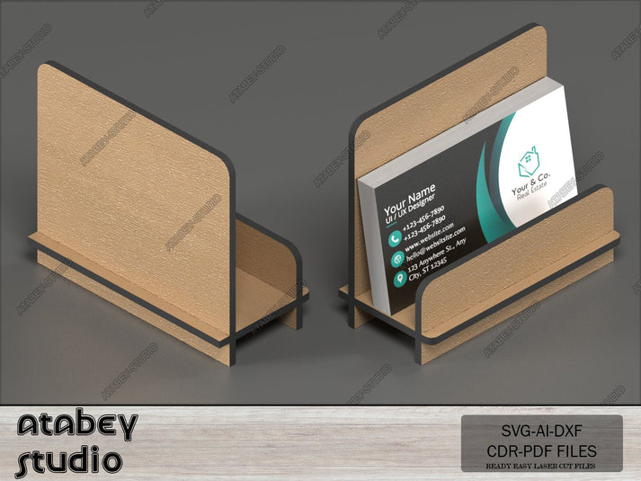 Easy Assembly Business Card Holder – atacandesignstore