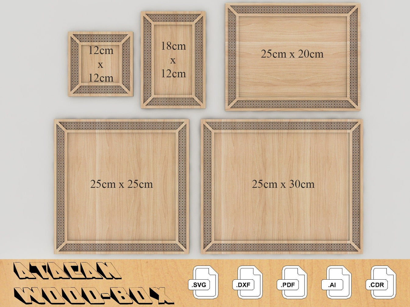 Frames with rattan cane pattern - Rattan Cane Home Decor Wall Hanging ...