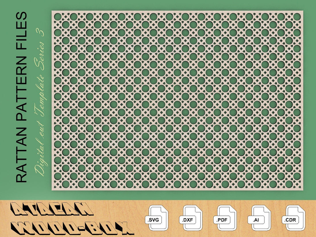 Laser Cut File | Rattan Cut File | Rattan SVG | Rattan Pattern SVG | B ...