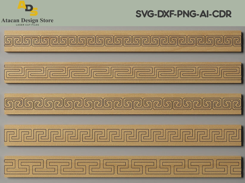 Old Greek Border Designs / Greek Pattern Borders / Laser Vector patter ...