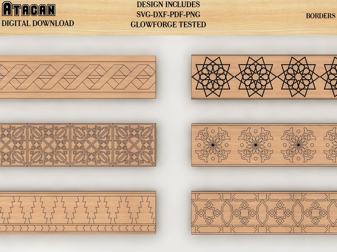 Ornamental BORDER files for creating Frames / Border laser cut files ...