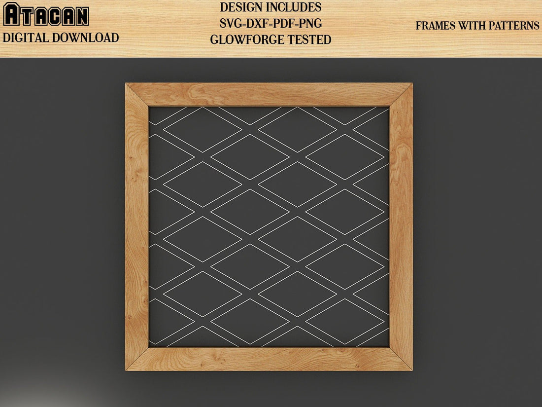 Patterns for Glowforge svg Herringbone Diamond Tile Brick Roof and Woo ...