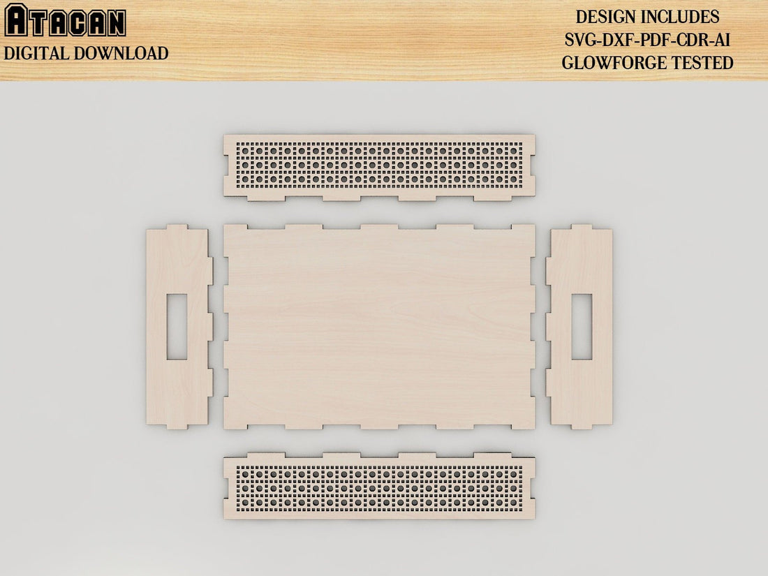 Rattan Cane Tray SVG file, Cane Weave Tray laser cut template, Rattan ...