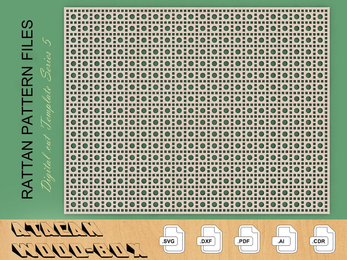 Rattan Cut File / Laser Cut File / Rattan Pattern SVG / Wicker Pattern ...