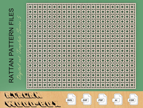 Rattan Cut File / Laser Cut File / Rattan Pattern SVG / Wicker Pattern ...
