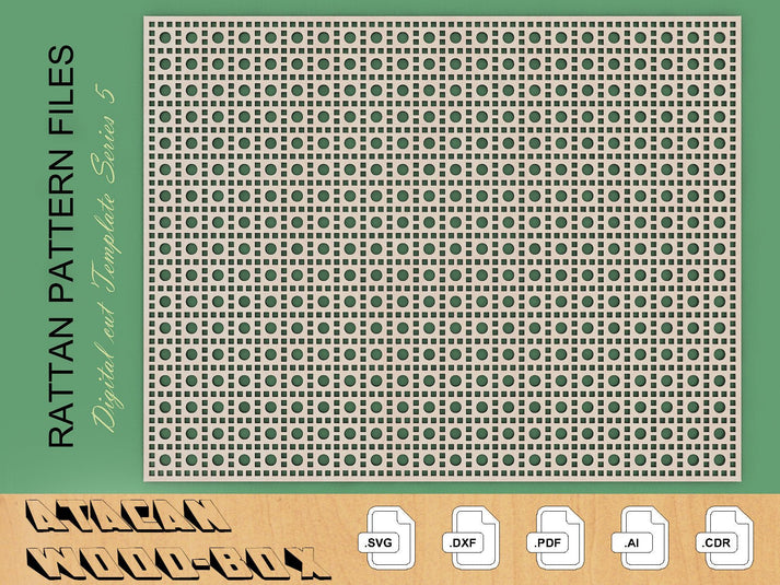 Rattan Cut File / Laser Cut File / Rattan Pattern SVG / Wicker Pattern ...