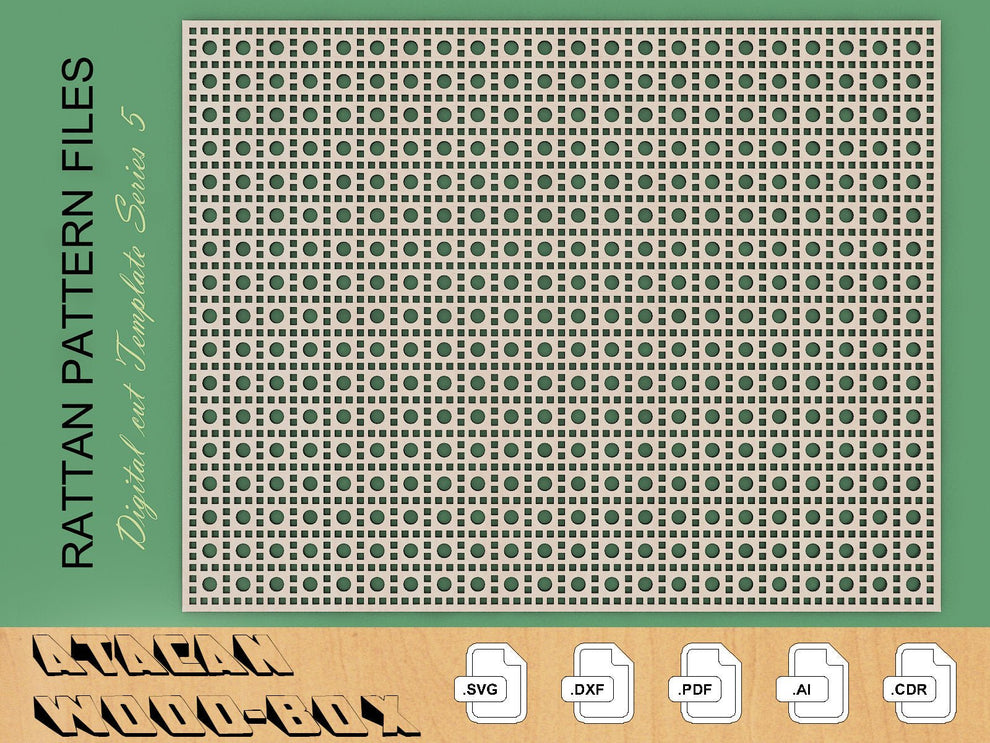 Rattan Cut File / Laser Cut File / Rattan Pattern SVG / Wicker Pattern ...