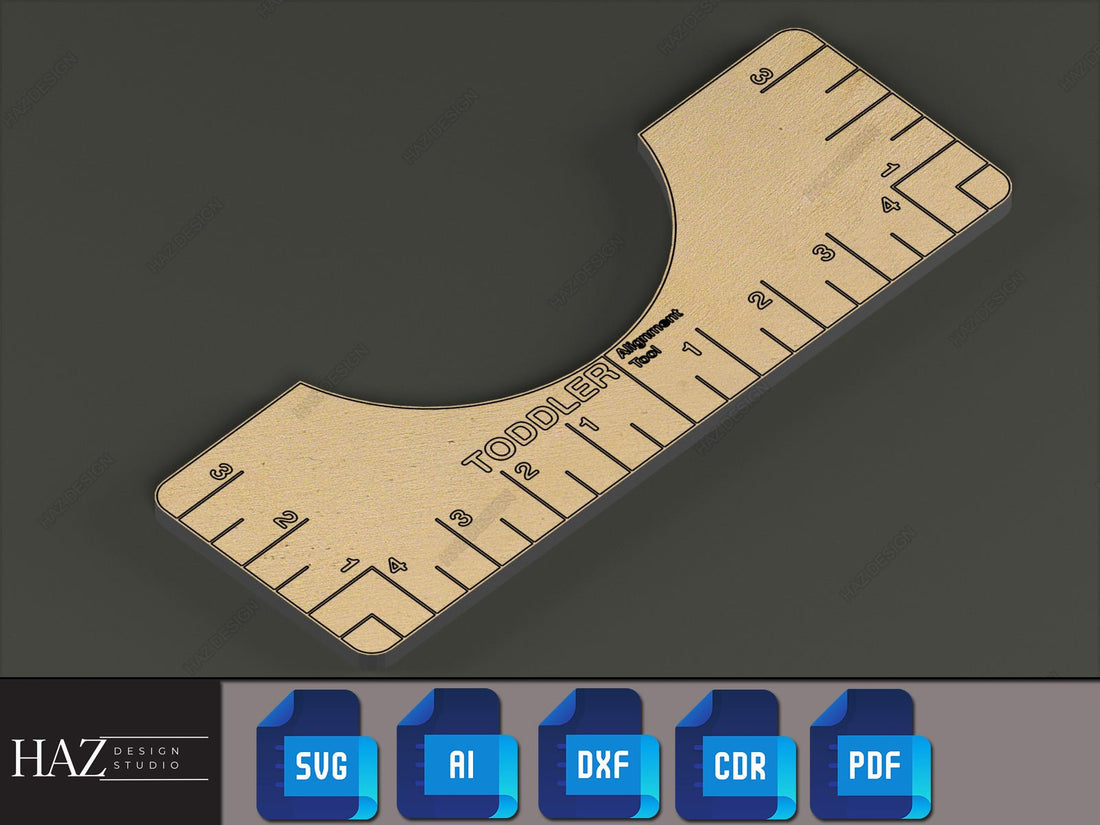 T-shirt Rulers Toolkit - Shirt alignment tools - Shirt Placement Scale ...