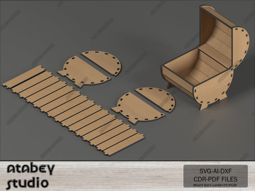 Treasure Chest Boxes Barrel Box Chests Multiple Size Options ...