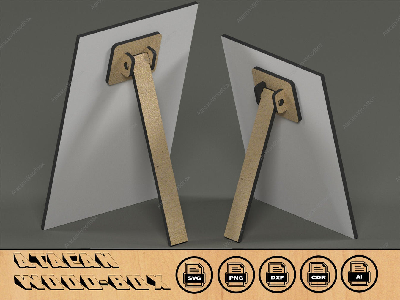 Versatile Easel Stand Backs 8 Sizes / Picture Frame and Art Display Le ...