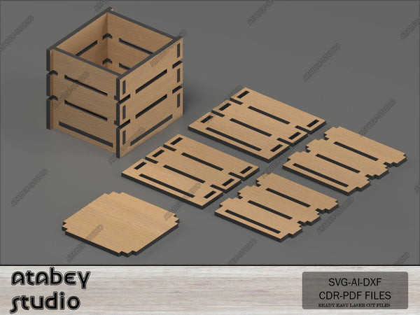Wood Crate Boxes - Hobby Gift Crates – atacandesignstore