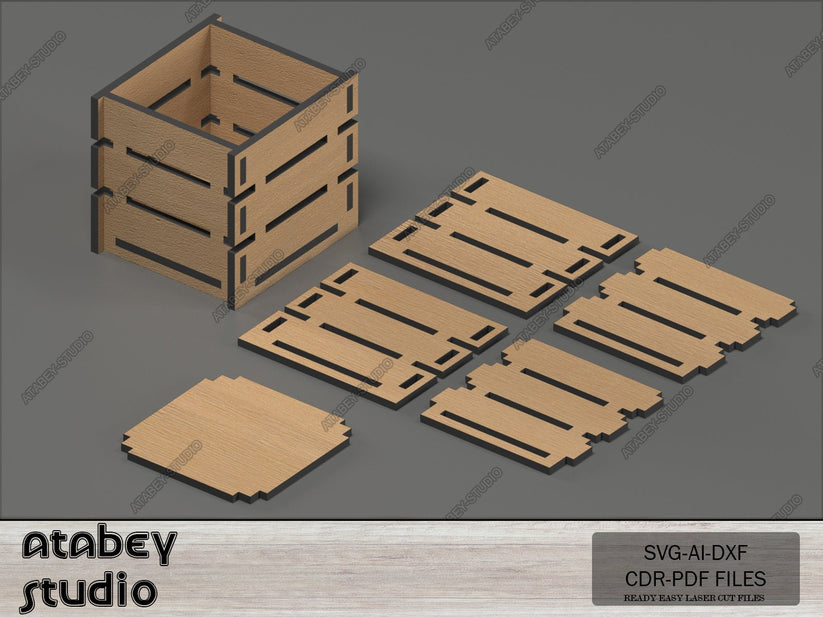 Wood Crate Boxes - Hobby Gift Crates – atacandesignstore