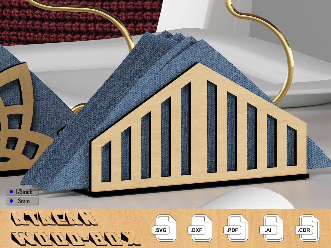 Wooden Napkin Display Holder / Tissue Stand Holders For Restaurant Tab ...
